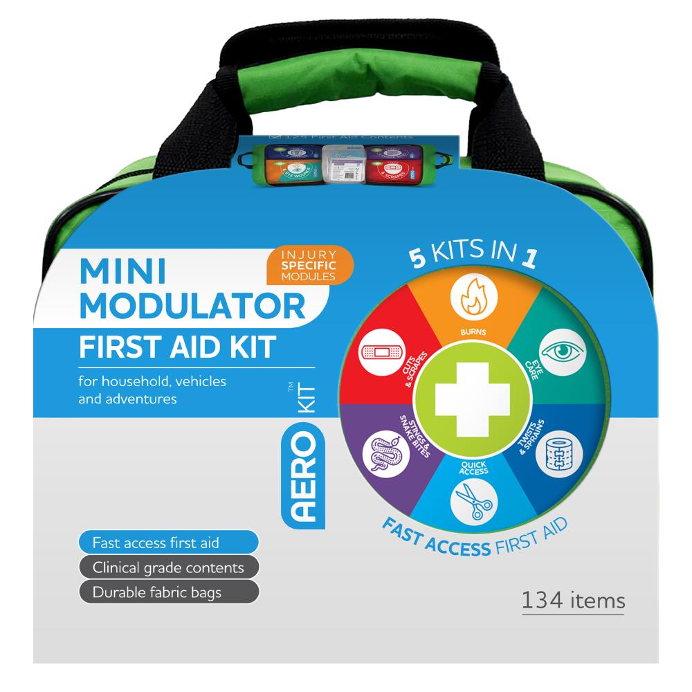 AEROKIT 3 Series Modular Mini Softpack First Aid Kit – First Aid Gear ...